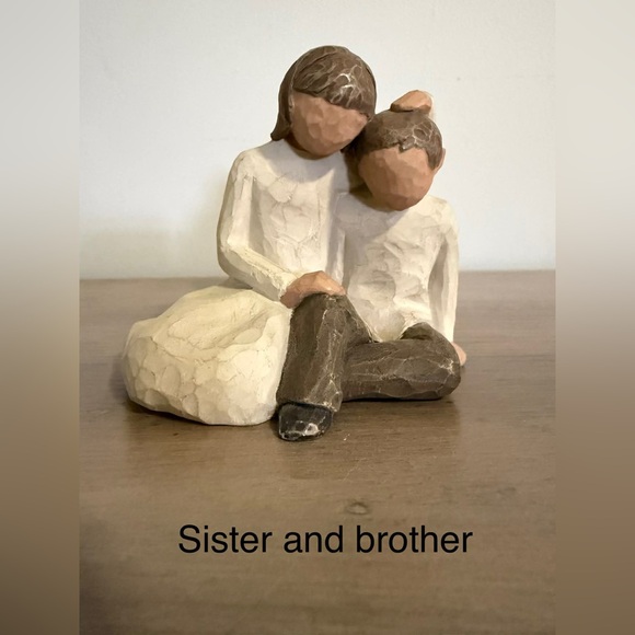 Willow Tree | Art | Willow Tree Sister And Brother Sculpture Cream And ...